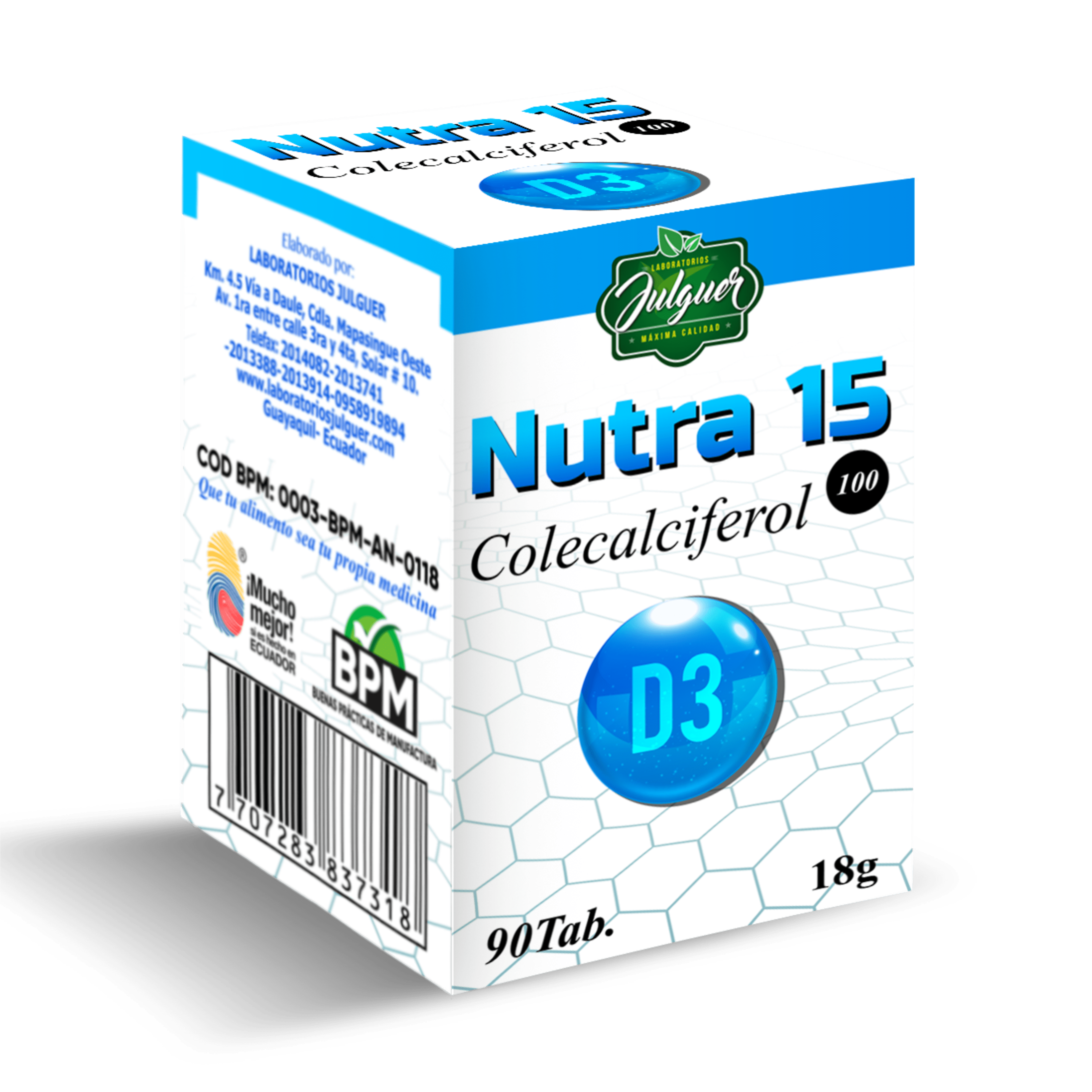 Nutra-15 Vitamina D3 – Salud por naturaleza